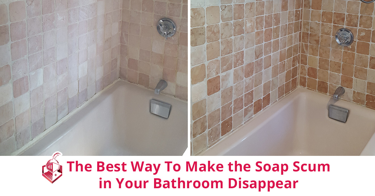 The Best Way To Make the Soap Scum in Your Bathroom Disappear